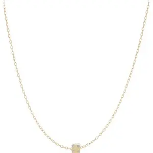 Adina Reyter Diamond Dice Bead Necklace - Yellow