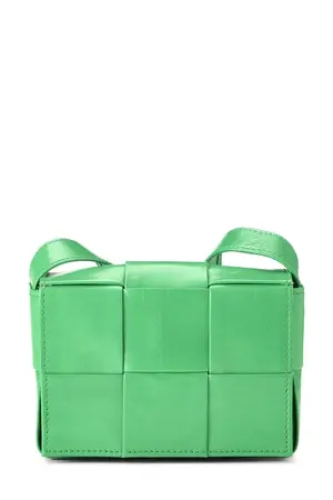 Bottega Veneta Maxi Intrecciato Candy Cassette Crossbody - Green