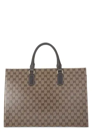 Gucci Gg Crystal Canvas Briefcase