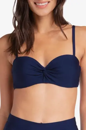 Helen Jon Twist Underwire Bra - Navy