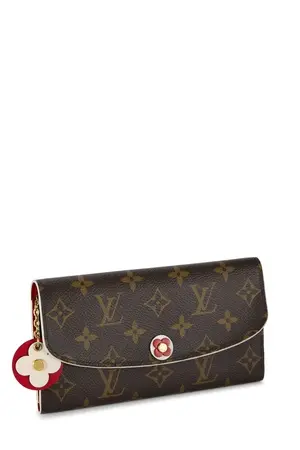 LOUIS VUITTON Monogram Canvas Blooming Flowers Emilie Wallet
