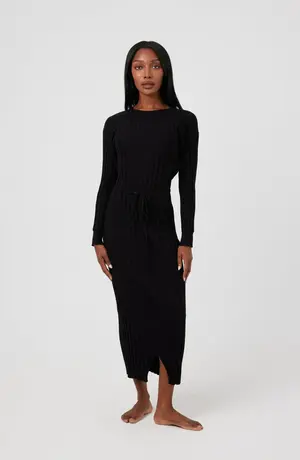 BY TESS COLLECTION Lina Midi Dress - Black
