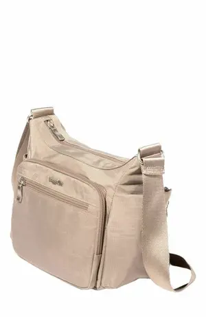 BAGGALLINI Crosstown Hobo Crossbody Bag - Moonrock