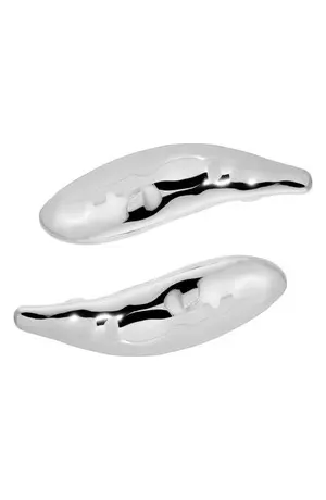 Ettika Metal Barrettes 2 Pack - Silver