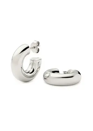 MISSOMA Medium Sterling Hoop Earrings - Silver