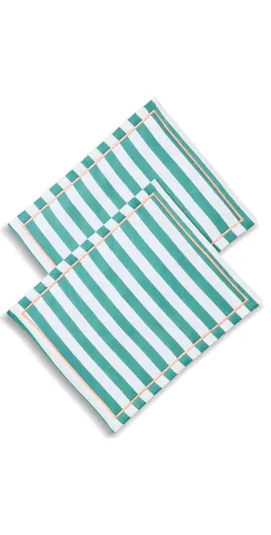 La DoubleJ Placemat Set Of 2 - Riviera Verde