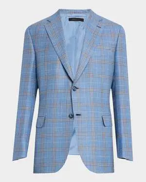 Men's Plaid Wool Coats
