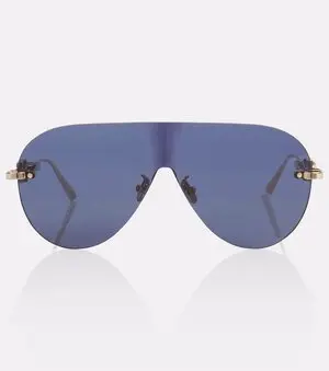 Dior Dior Eyewear CD Chain Shield Sunglasses Blue