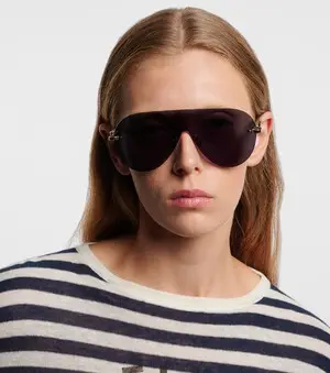 Dior Cd Chain Shield Sunglasses - Blue