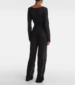 Jade Swim Amaya Wide-leg Pants - Black