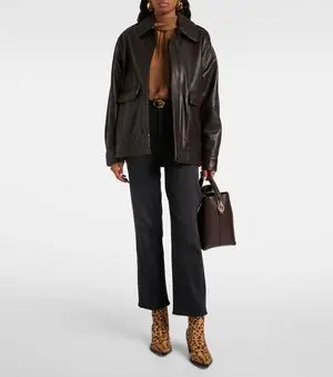 JIMMY CHOO Cece 60 Leopard-print Ankle Boots - Brown