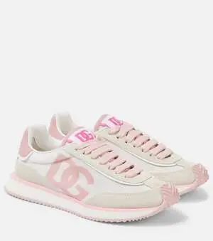 Women's Dolce & Gabbana Pink White Sneakers
