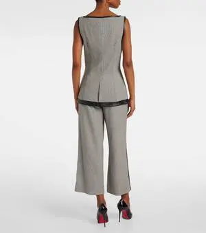 Simkhai Cressida Checked Vest
