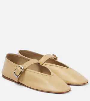 Le Monde Beryl Stella Leather Ballet Flats
