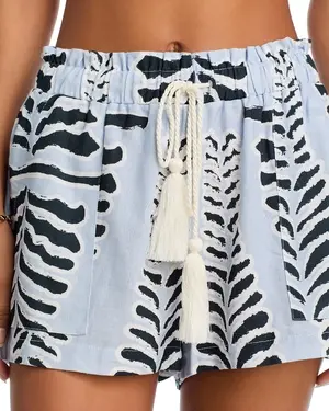 PALMACEA Printed Cover Up Shorts