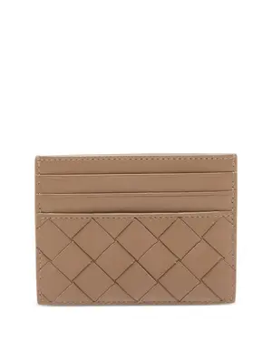 Bottega Veneta Intrecciato Leather Zip Card Case