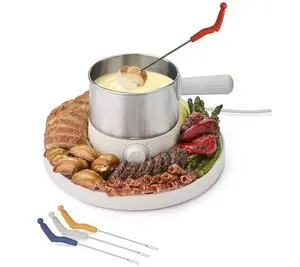 SHARPER IMAGE 1-qt Electric Fondue Maker Set - One-color