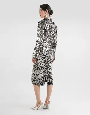 Dolce & Gabbana Sequin-embellished Single-breasted Jacket