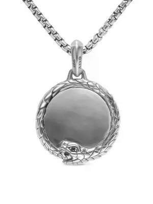 David Yurman Sterling Cairo Ouroboros Diamond Amulet