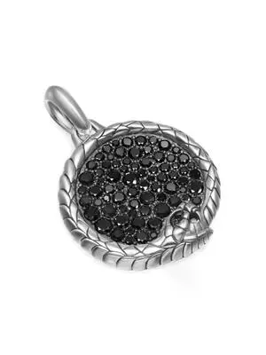 David Yurman Sterling Cairo Ouroboros Diamond Amulet