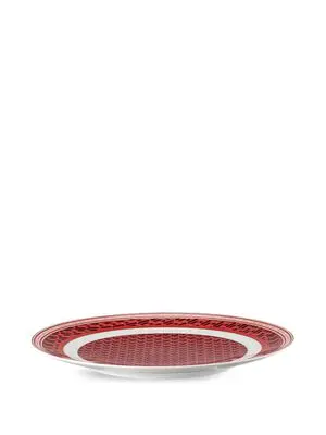 Versace X Rosenthal La Greca Signature Service Plate - Red