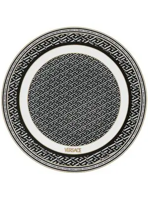 Versace X Rosenthal La Greca Signature Service Plate - White