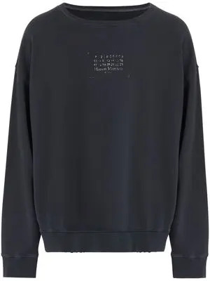 MAISON MARGIELA Numbers Motif Sweater - Black