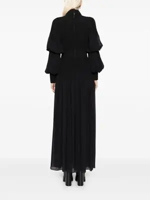 SAIID KOBEISY Pleated Midi Dress
