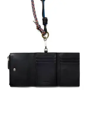 Prada Logo Leather Card Holder