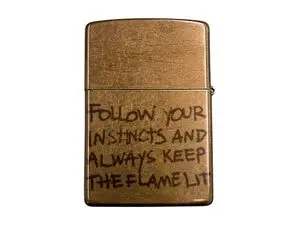 TRAVIS SCOTT Relic Zippo Lighter - Brown