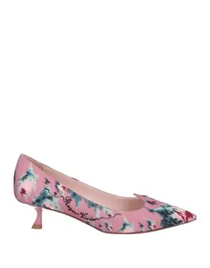ROGER VIVIER Floral-print Textile Pumps