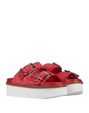 TOD'S Leather Flatform Sandals