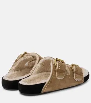 Isabel Marant Lennyo Suede Slides