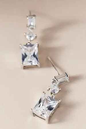 VIESTE ROSA Front-back Fringe Earrings - Silver