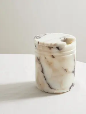 SOHO HOME Palazzo Marble Ice Bucket - Cream
