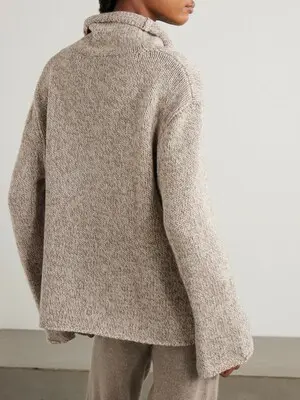 JAMES PERSE Recycled-cashmere Turtleneck Sweater