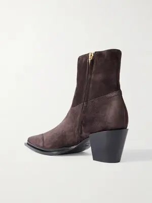 JIMMY CHOO Cece 60 Suede Ankle Boots - Brown