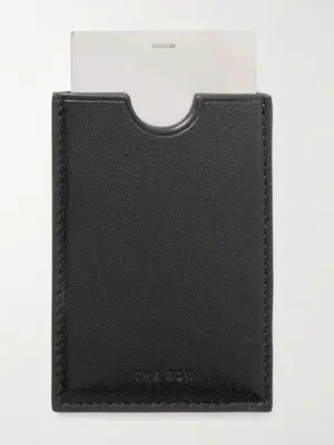 THE ROW Textured-leather Mirror Sleeve