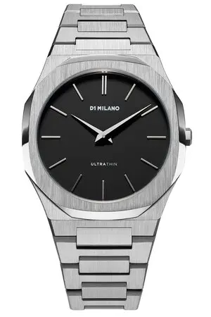D1 MILANO Ultra Thin 40mm Watch - Silver