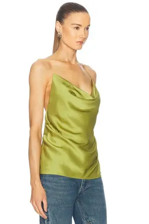 Y/project Invisible Strap Tank Top - Evergreen Green