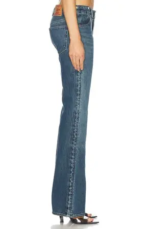Y/project Hook And Eye Straight Leg Jeans