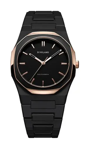 D1 MILANO Polycarbon 37mm Watch - Black