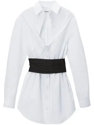 Alexander Wang Tie Detailed Day Dresses