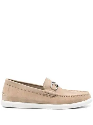 Fendi Textured Loafers