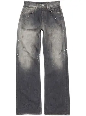 Acne Studios Faded Wide Leg Jeans