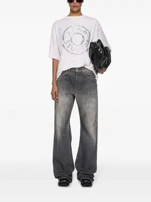 Acne Studios Faded Wide Leg Jeans