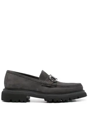 FERRAGAMO Gancini-plaque Loafers