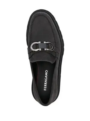 FERRAGAMO Gancini-plaque Loafers