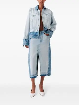 Stella McCartney Two-tone Denim Jacket - Blue