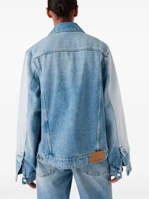 Stella McCartney Two-tone Denim Jacket - Blue